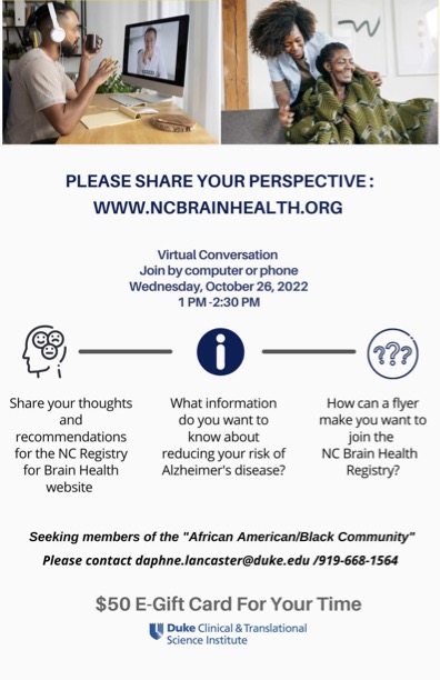 Flyer for NC Registry for Brain Health (3)10-26-22[80] copy 2 – Duke ...
