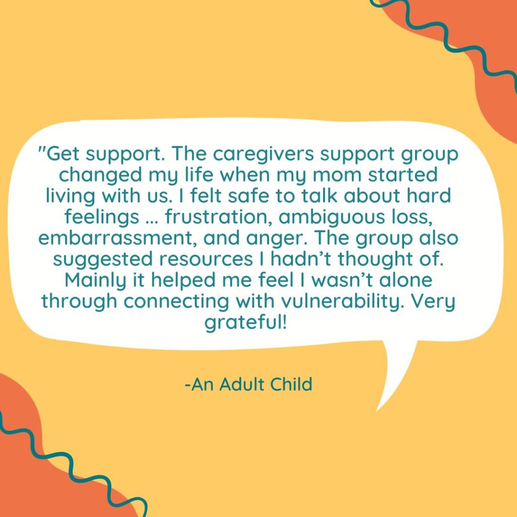 Support & Self Care – Duke Dementia Family Support Program